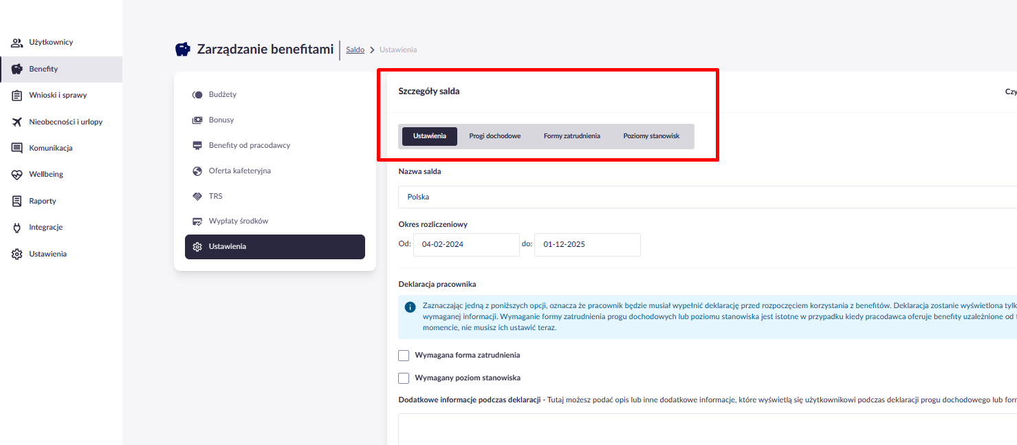 Jak utworzyć saldo w Worksmile? – Worksmile